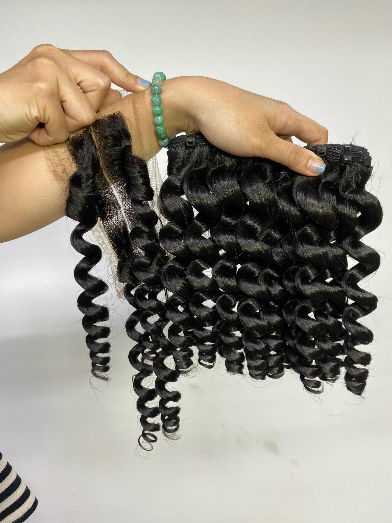 Water Weft Curly Hair - virhairs